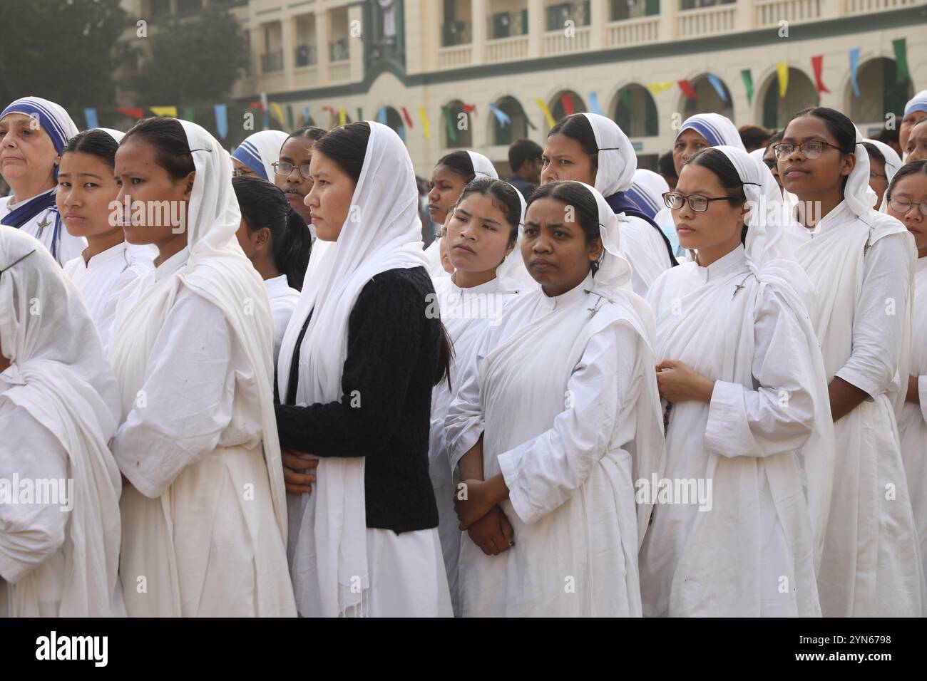 Kolkata, West Bengal, India. 24th Nov, 2024. Catholic nuns from the ...
