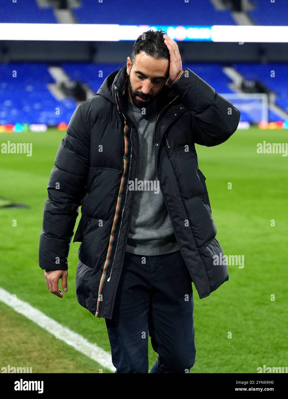 Manchester United manager Ruben Amorim following the Premier League ...