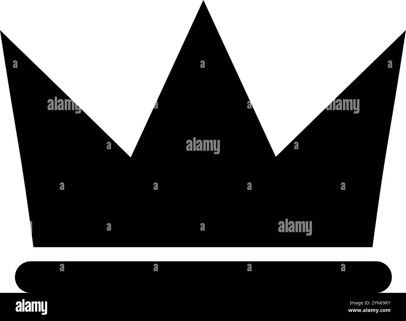 Royal crown - simple vector icon Stock Vector Image & Art - Alamy