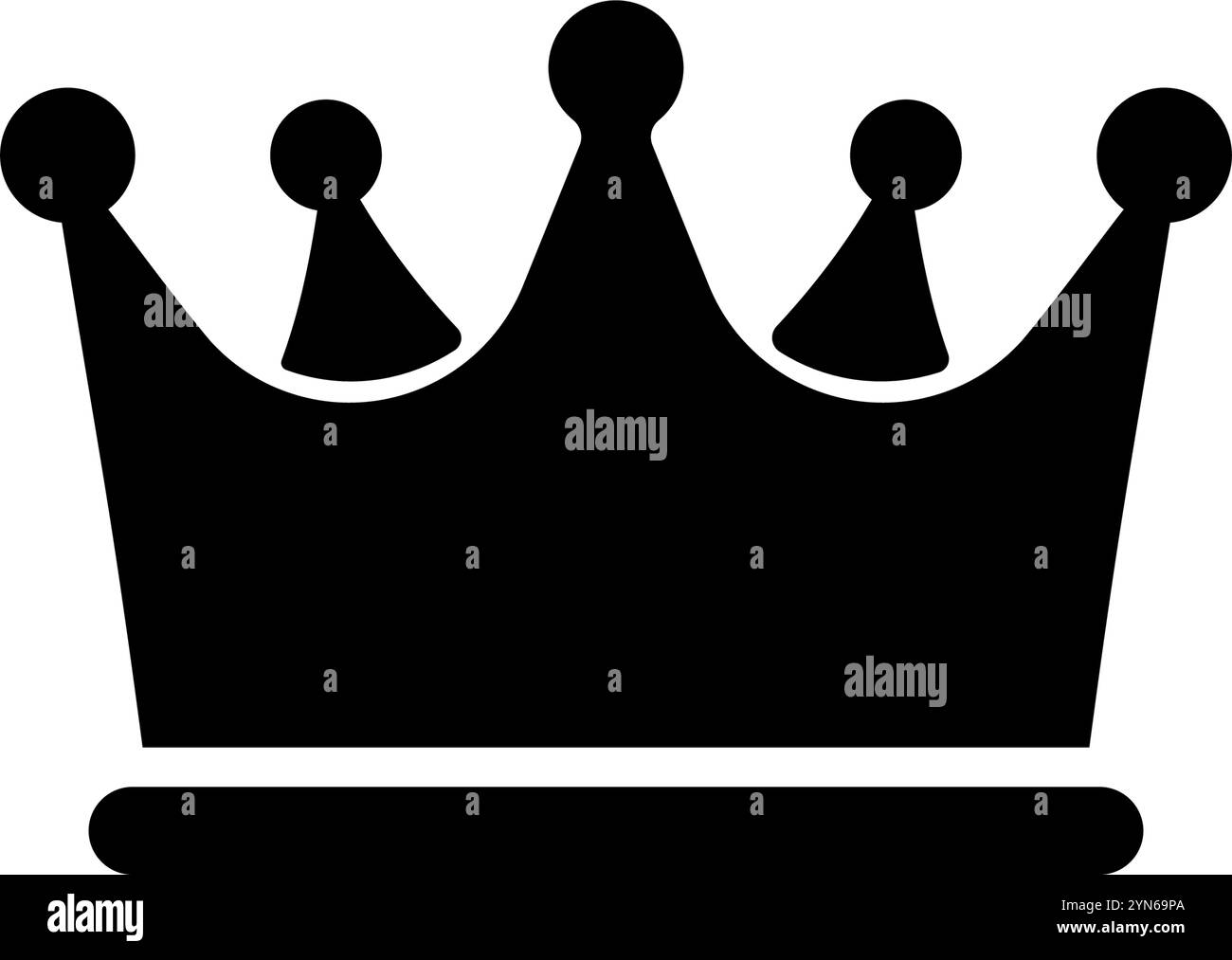 Crown royal symbol gold Black and White Stock Photos & Images - Alamy