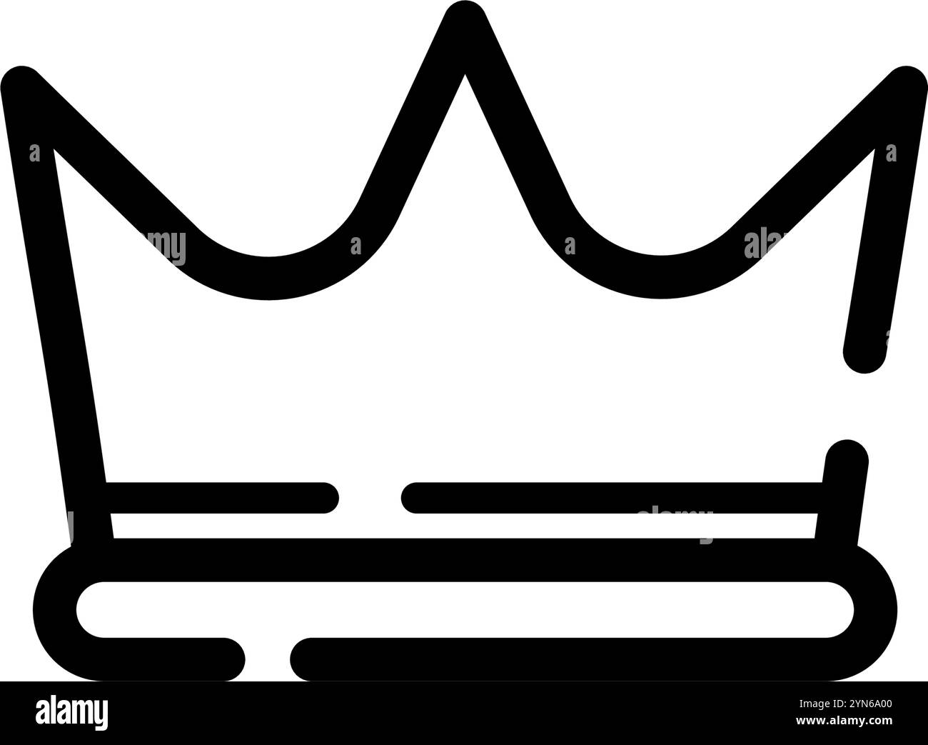 Royal crown - simple vector icon Stock Vector Image & Art - Alamy