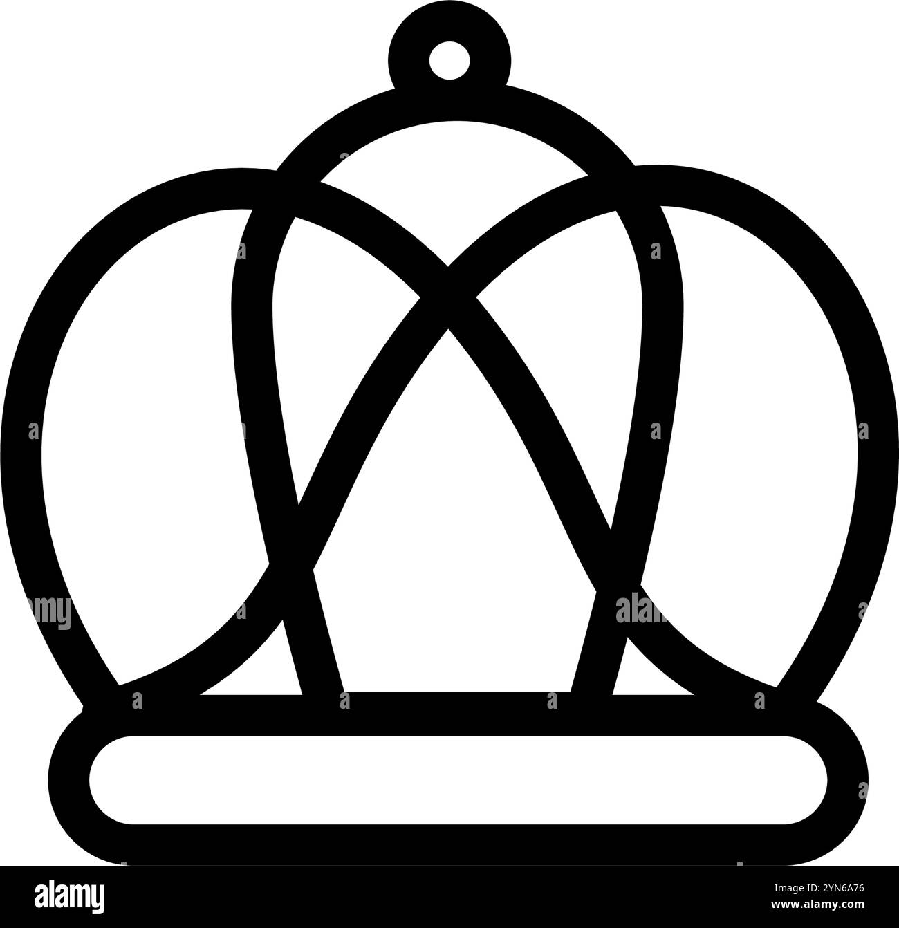 Royal crown - simple vector icon Stock Vector Image & Art - Alamy