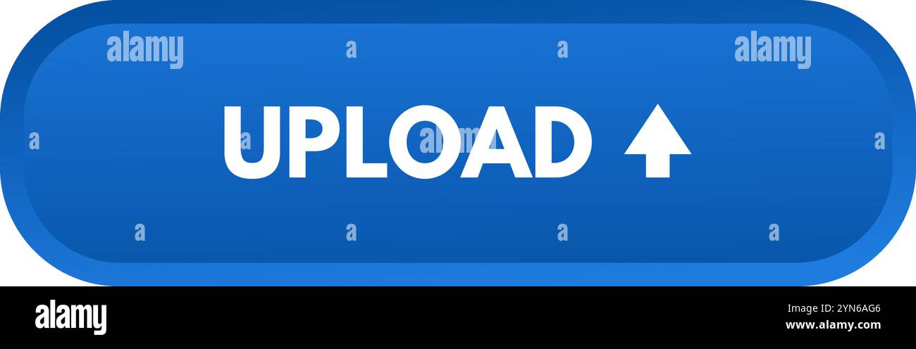 upload - blue button isolated Stock Vector Image & Art - Alamy