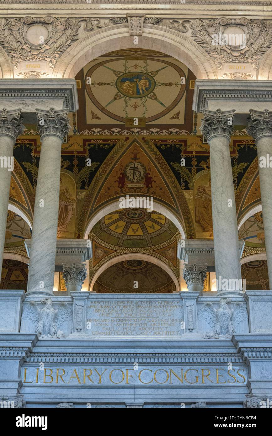 Interior view library congress hi-res stock photography and images - Alamy
