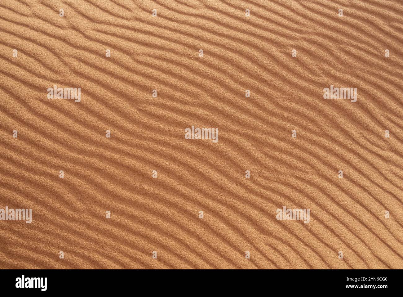 Scenic sand pattern on a desert's dune, drawn from the wind, Morocco ...