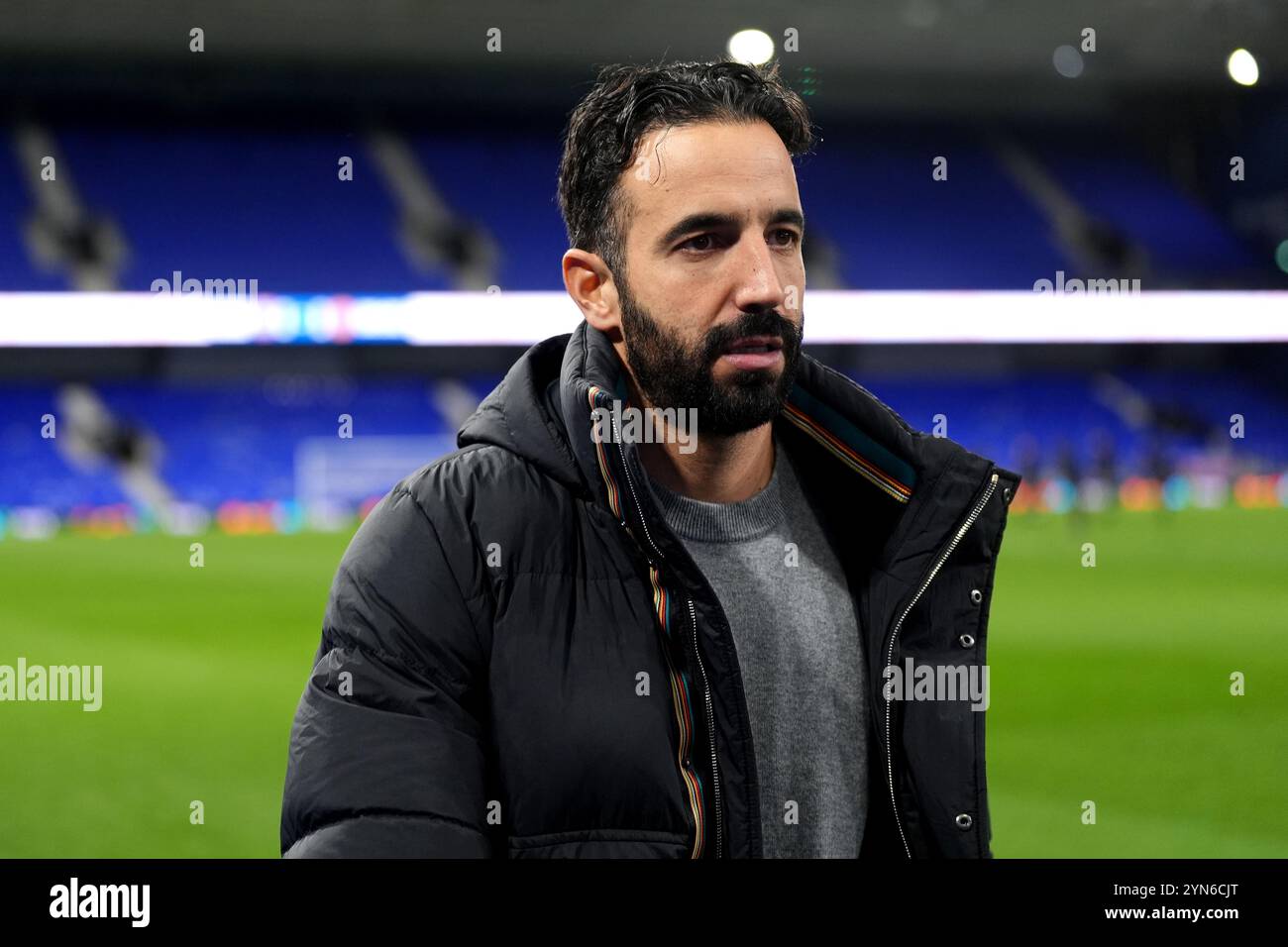 Manchester United manager Ruben Amorim following the Premier League ...