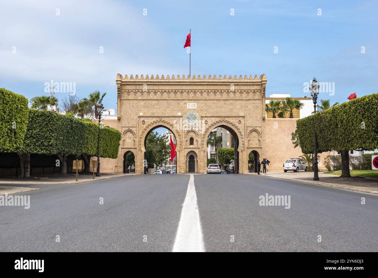 Entrance royal palace rabat morocco hi-res stock photography and images ...