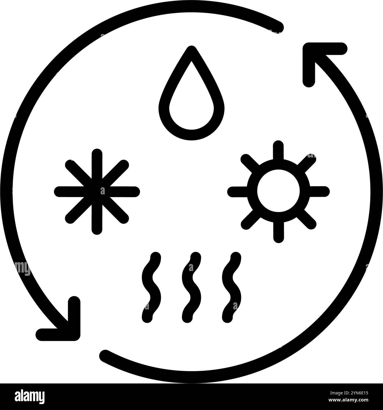 HVAC logo is heating, ventilation and air conditioning company or ...