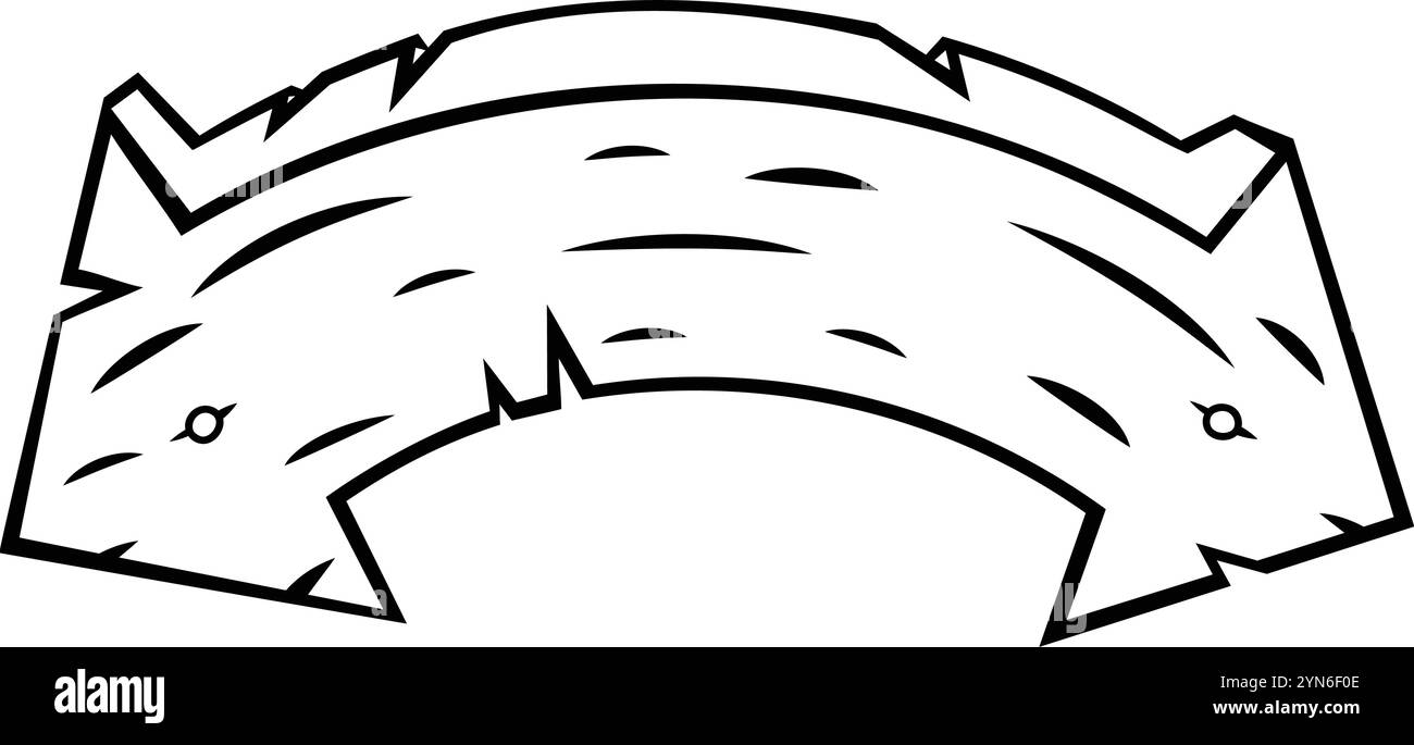 Arrow curve in white Black and White Stock Photos & Images - Alamy