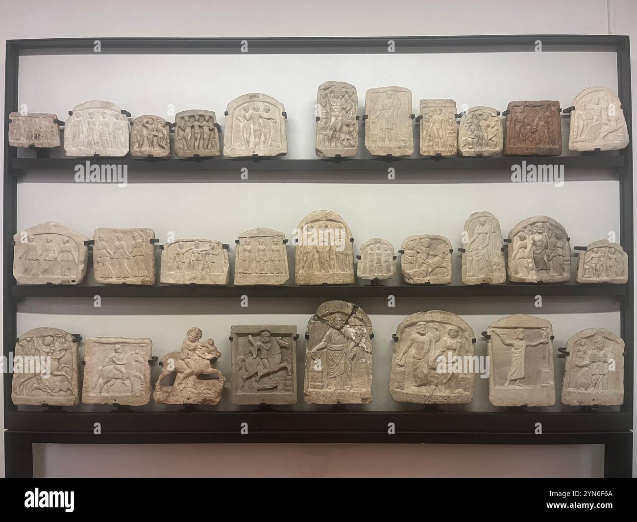 Marble sculptured votive tablets, 2nd - 3th Century, Archaeological ...