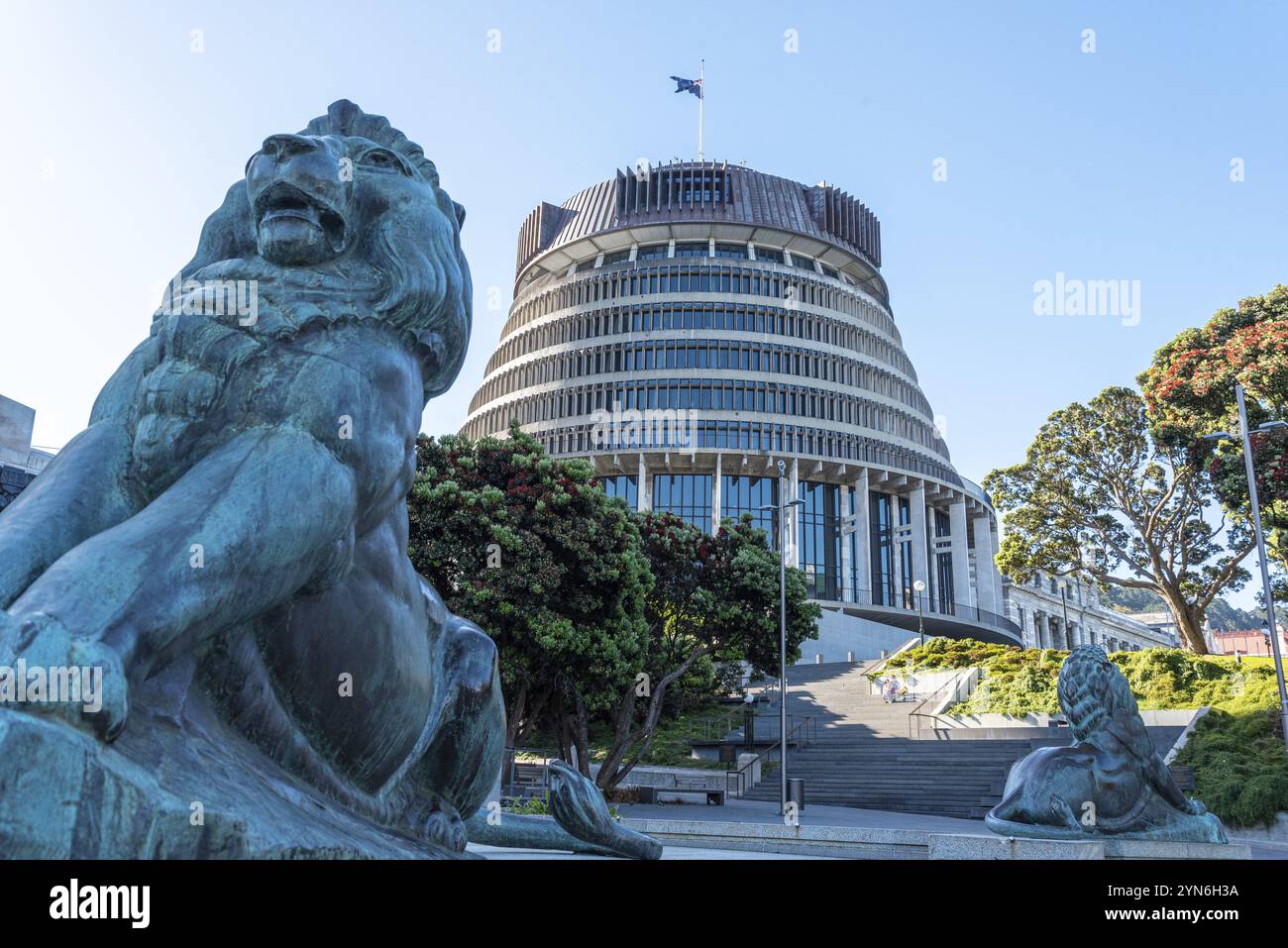 Government building of New Zealand, Wellington Stock Photo - Alamy