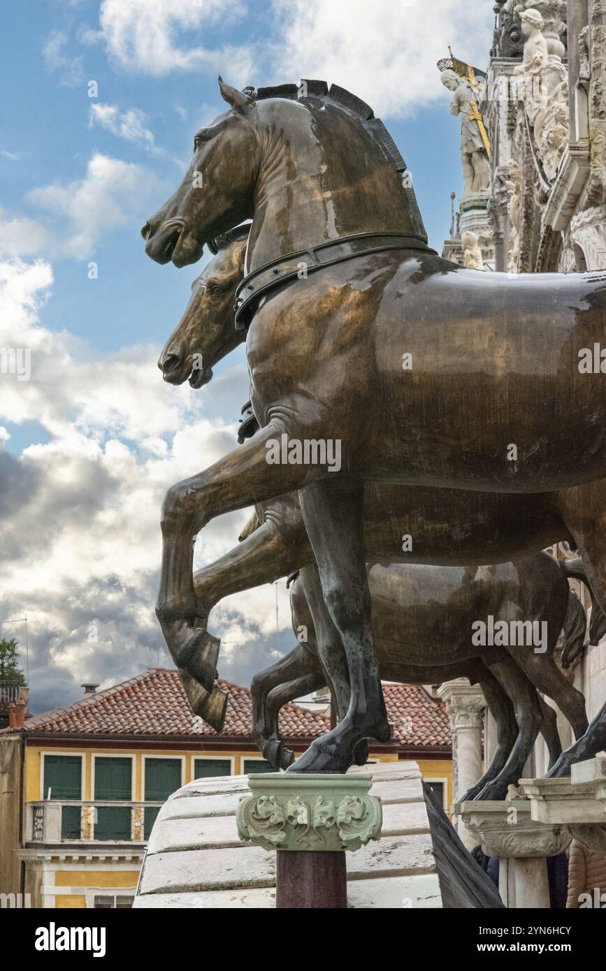 View from the Quadriga of Basilica di San Marco towards the Clock Tower ...