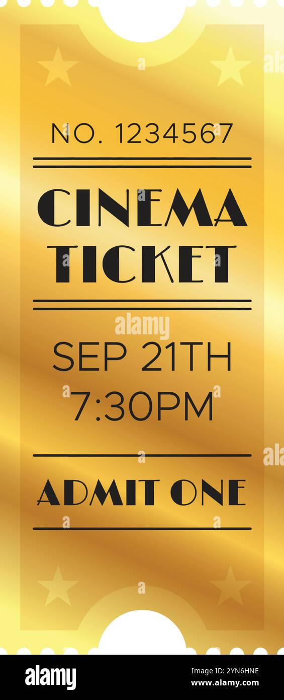 Classic cinema experience Stock Vector Images - Alamy