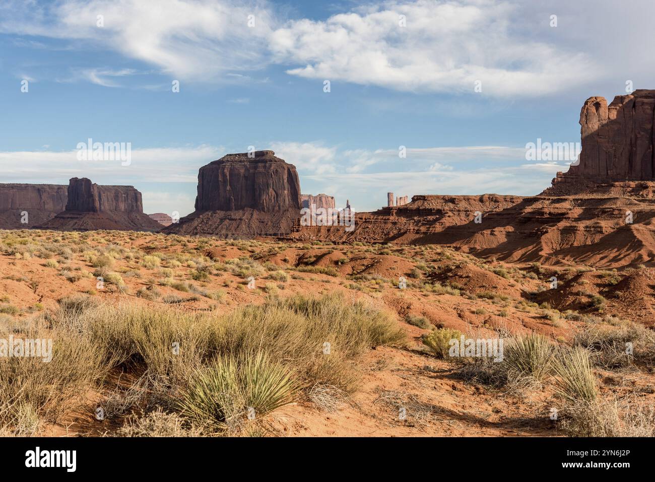 Unique rock formation in Monument Valley, USA, North America Stock ...