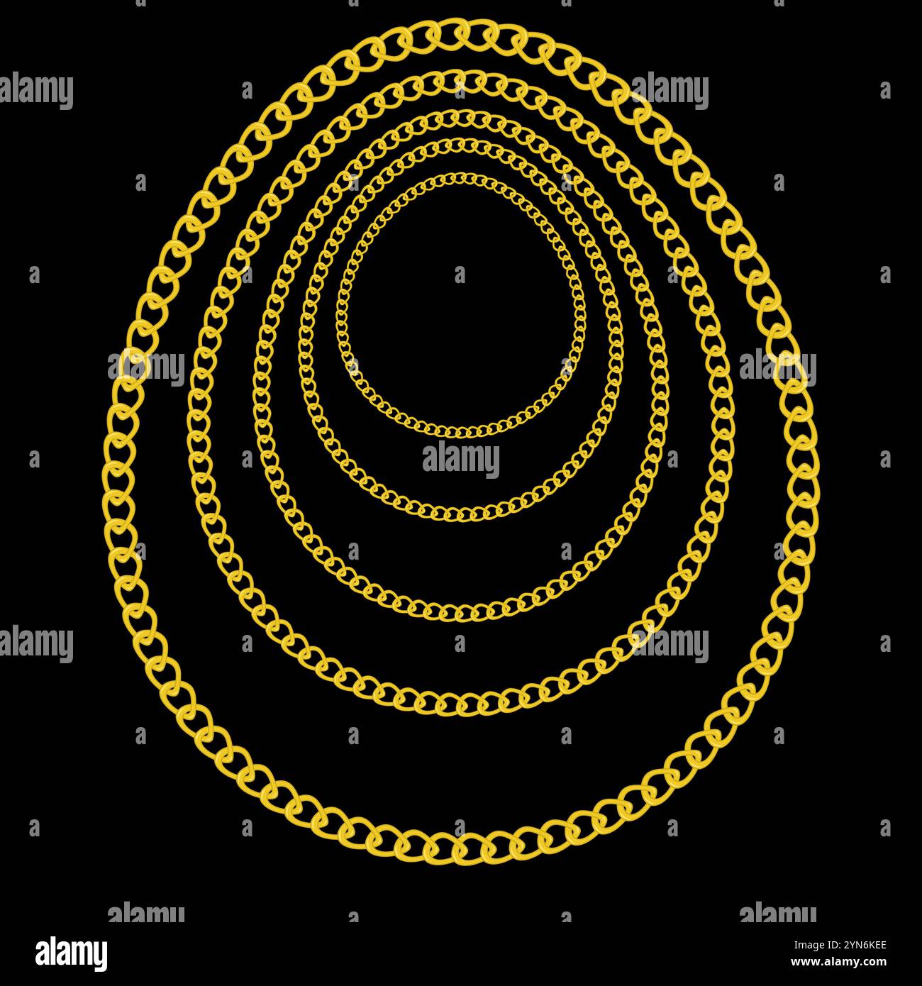 Vector gold pattern. Yellow chain background Stock Vector Image & Art ...