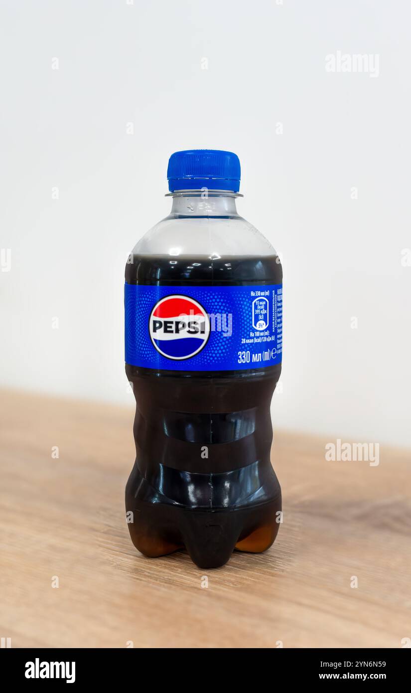 Kiev, Ukraine - November 23, 2024: Pet 0,33l soft drink Pepsi Original ...