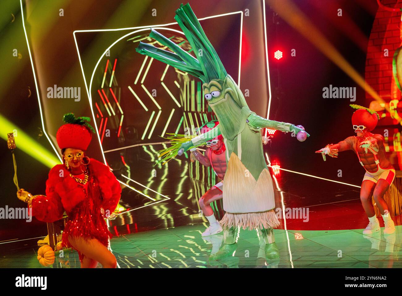 Cologne, Germany. 24th Nov, 2024. The character "Der Lauch" appears on ...