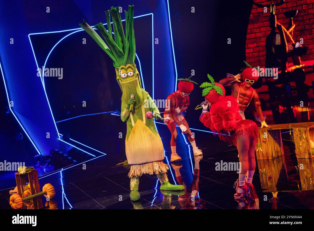 Cologne, Germany. 24th Nov, 2024. The character "Der Lauch" appears on ...