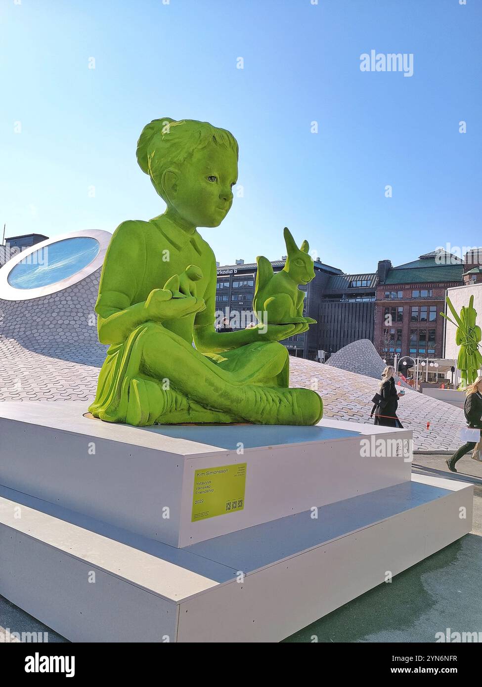 Helsinki, Finland - 26.04.2024, Amos Rex art museum in Helsinki has ...