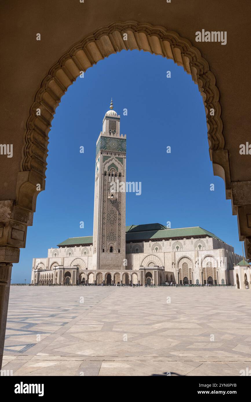 Famous hassan ii mosque hi-res stock photography and images - Alamy