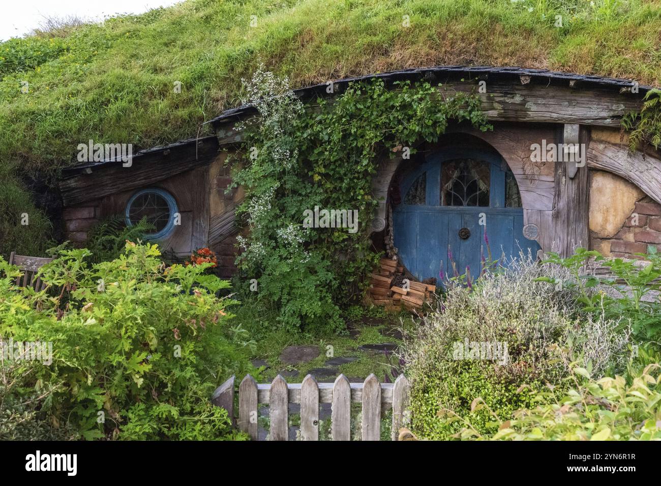 HOBBITON, NEW ZEALAND, JANUARY 20, 2023, Famous Hobbiton village in ...