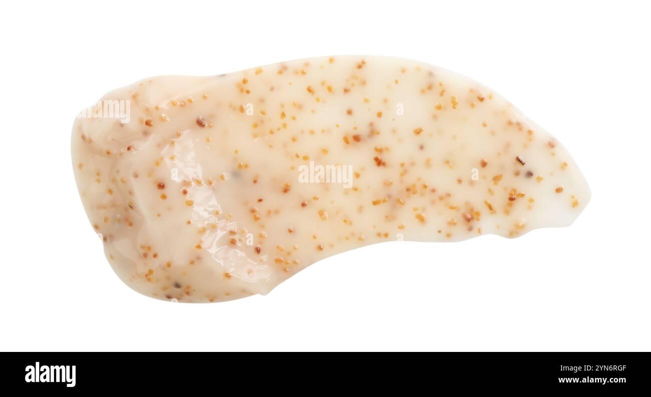 Smear of body scrub isolated on white Stock Photo - Alamy