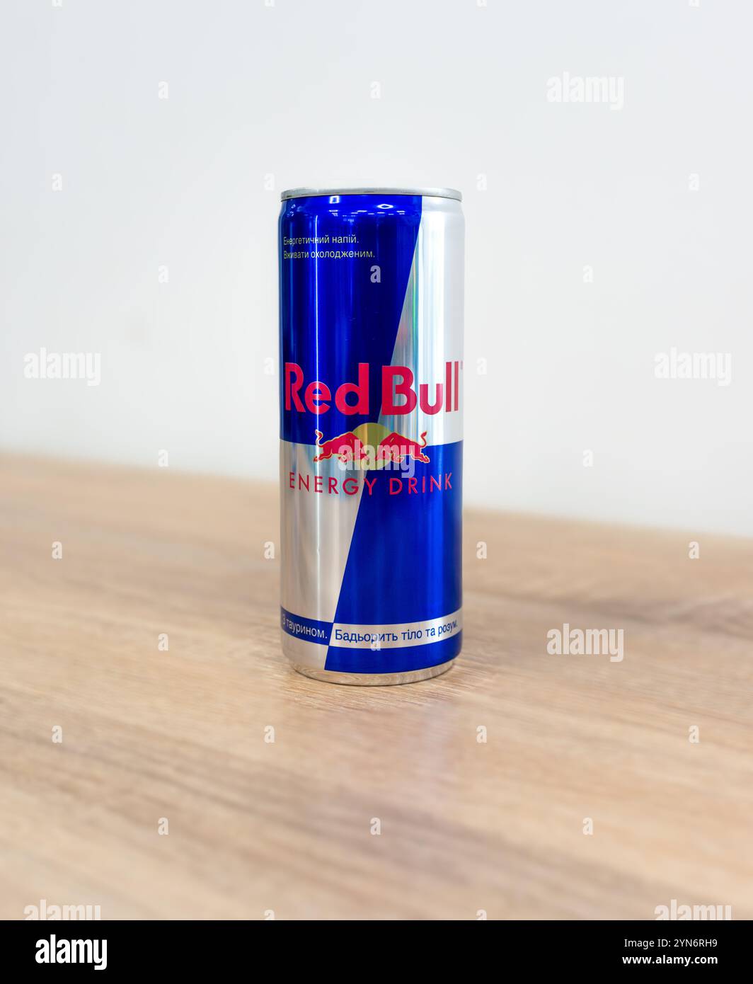 Kiev, Ukraine - November 23, 2024: Can 0,25l Red Bull Original energy ...
