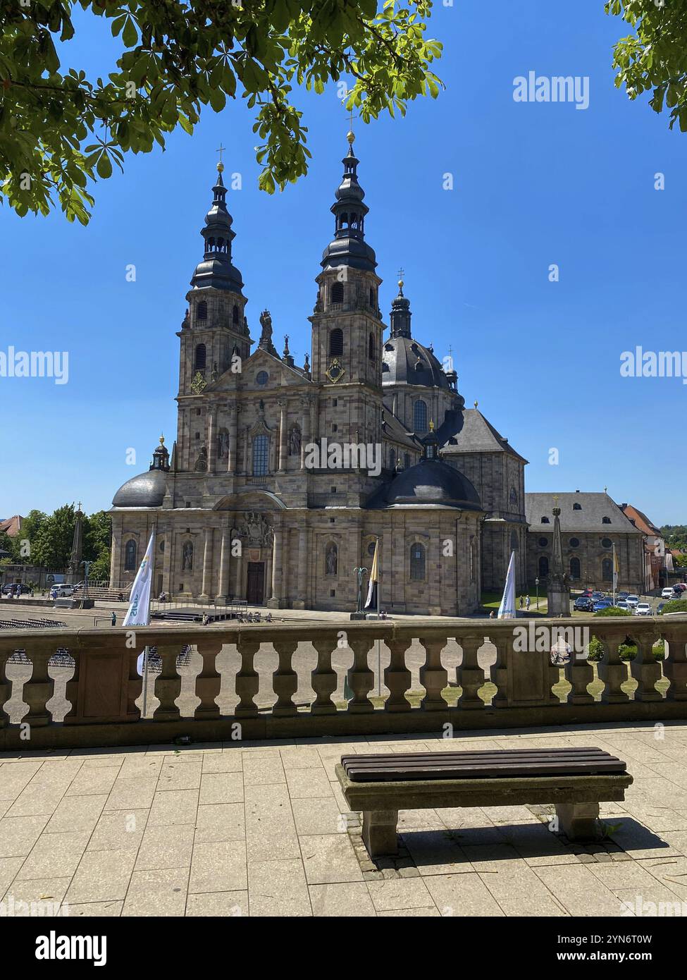 Historic baroque cathedral of Fulda in Germany Stock Photo - Alamy
