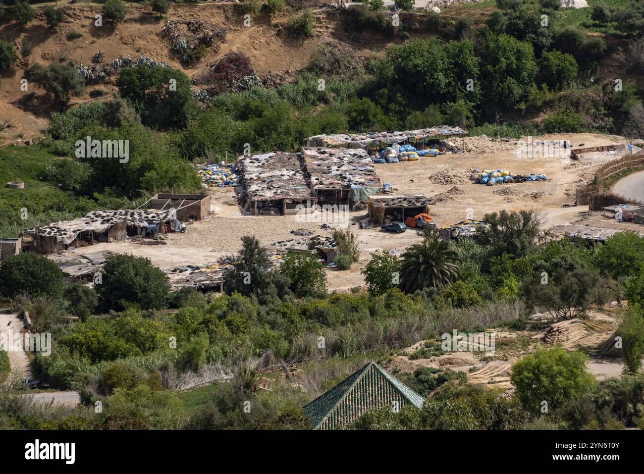 Typical slums near the city of Fes in Morocco Stock Photo - Alamy