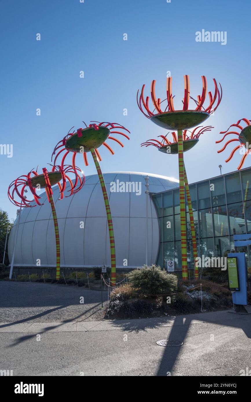 SEATTLE, USA, SEPTEMBER 10, 2019: The art installation Sonic Bloom in ...