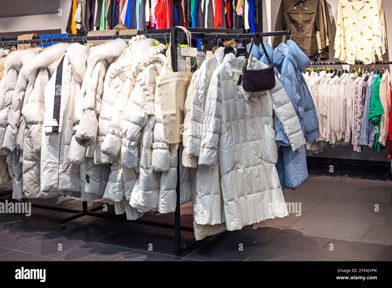 stylish women's down jackets and other clothes in the women's section ...