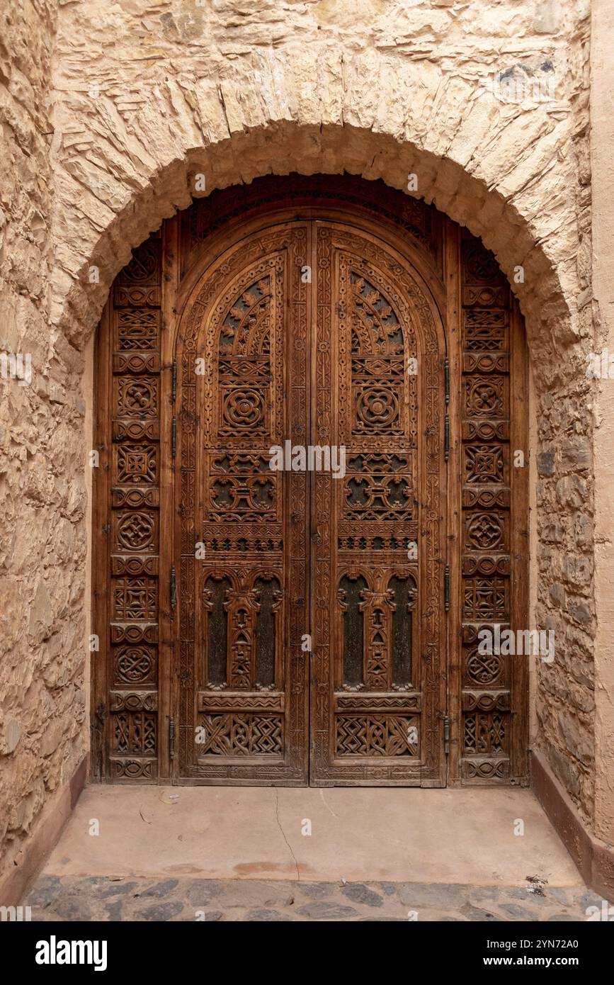 Decoration details of a traditional house in the rebuilt medina of ...