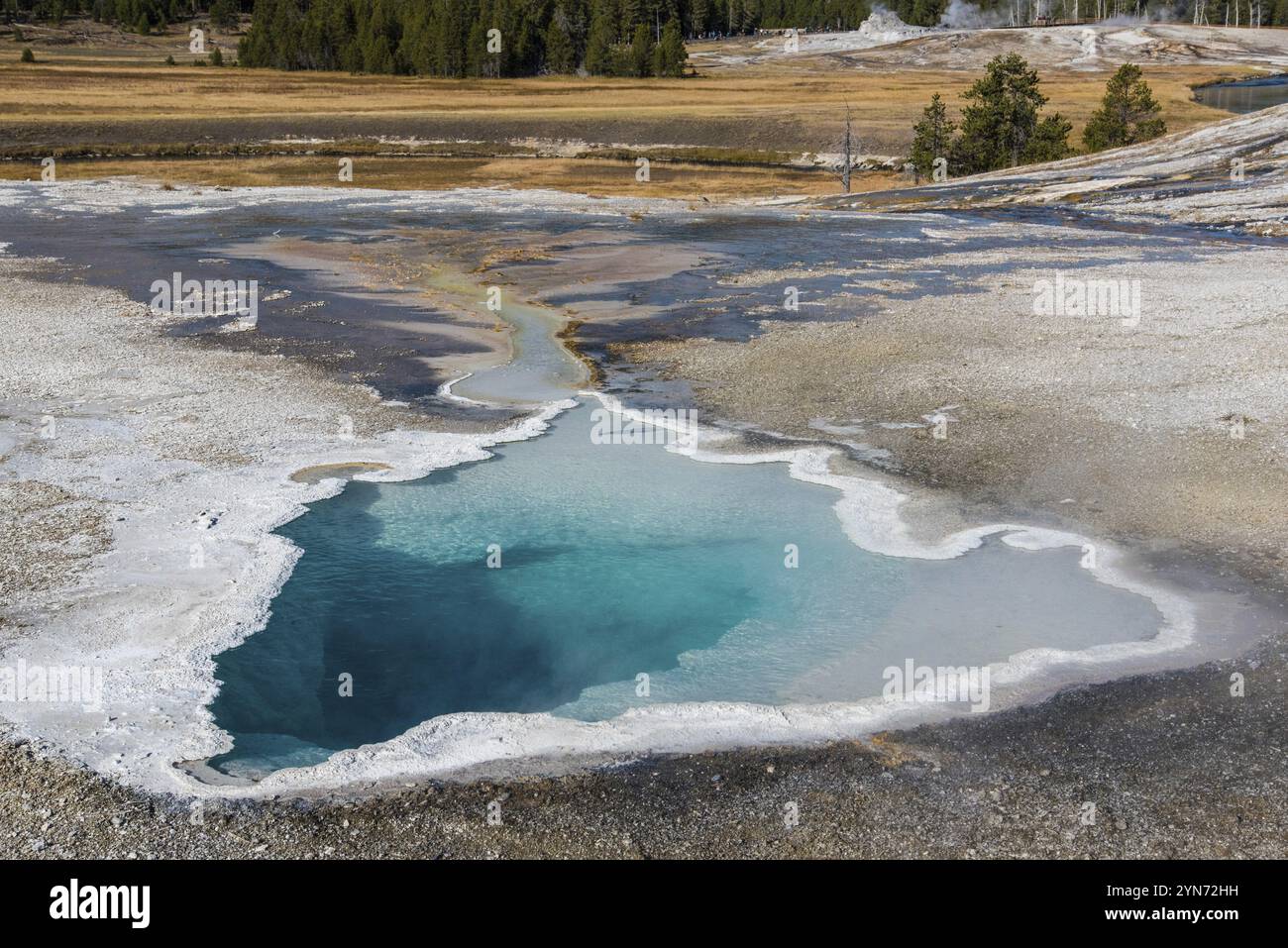 Yellowstone geothermal pools hi-res stock photography and images - Alamy