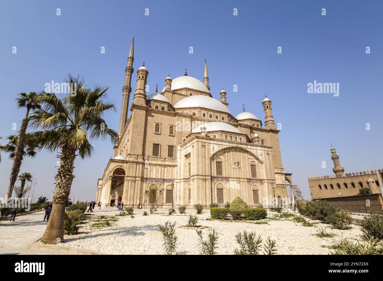 Famous Muhammad Ali mosque built on the remains of a citadel, Cairo ...