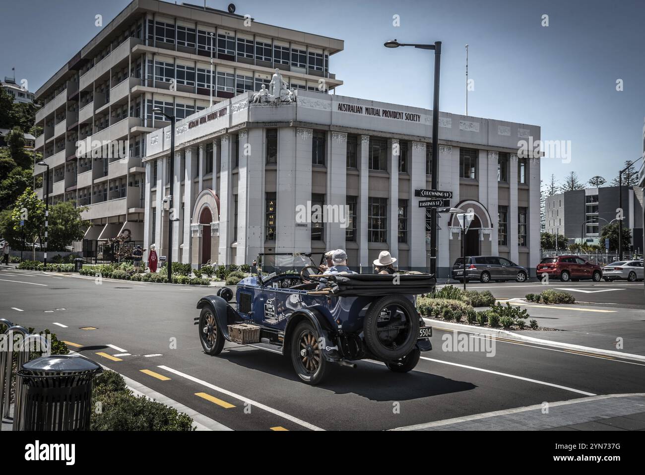 NAPIR, NEW ZEALAND, JANUARY 10, 2023, Famous Art Deco buildings in ...