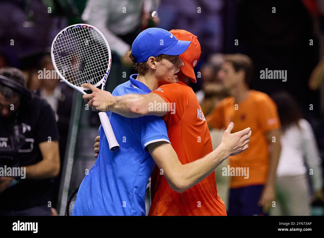 Malaga, Malaga, Spain. 24th Nov, 2024. Jannik Sinner of Italy, Tallon ...