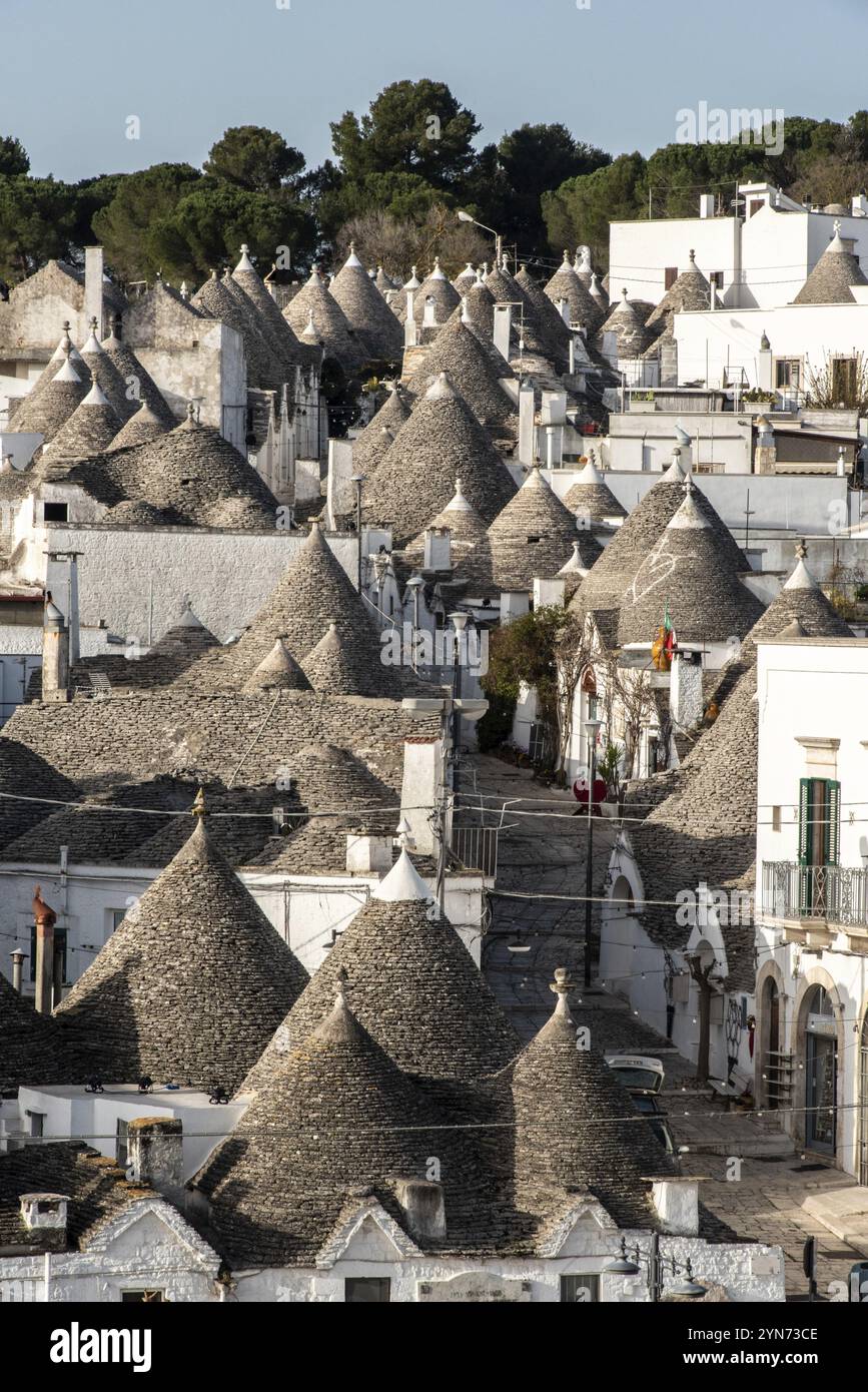 View alberobello trulli roofs hi-res stock photography and images - Alamy