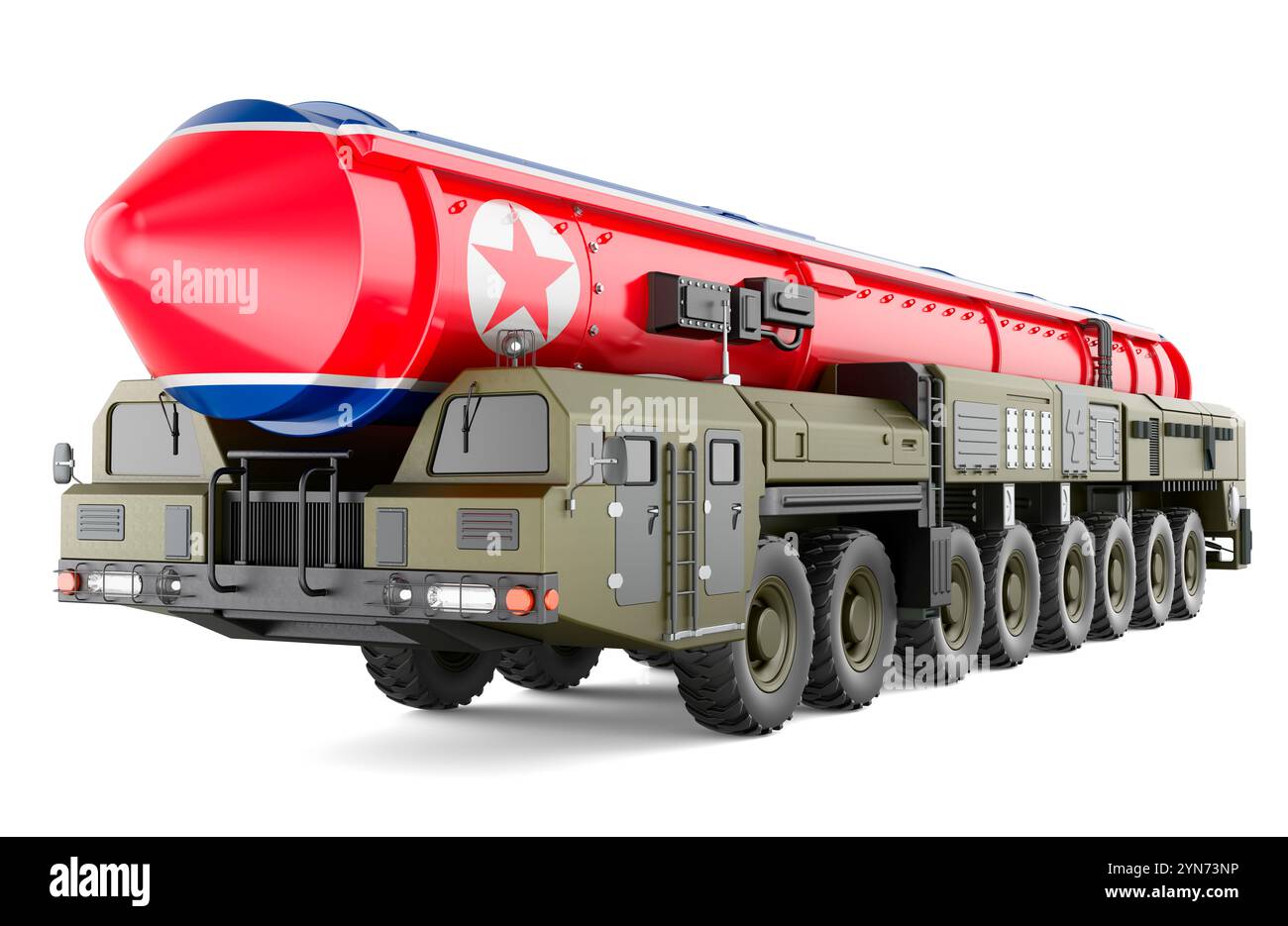 North Korean Scud Missile, mobile short-range ballistic missile system ...