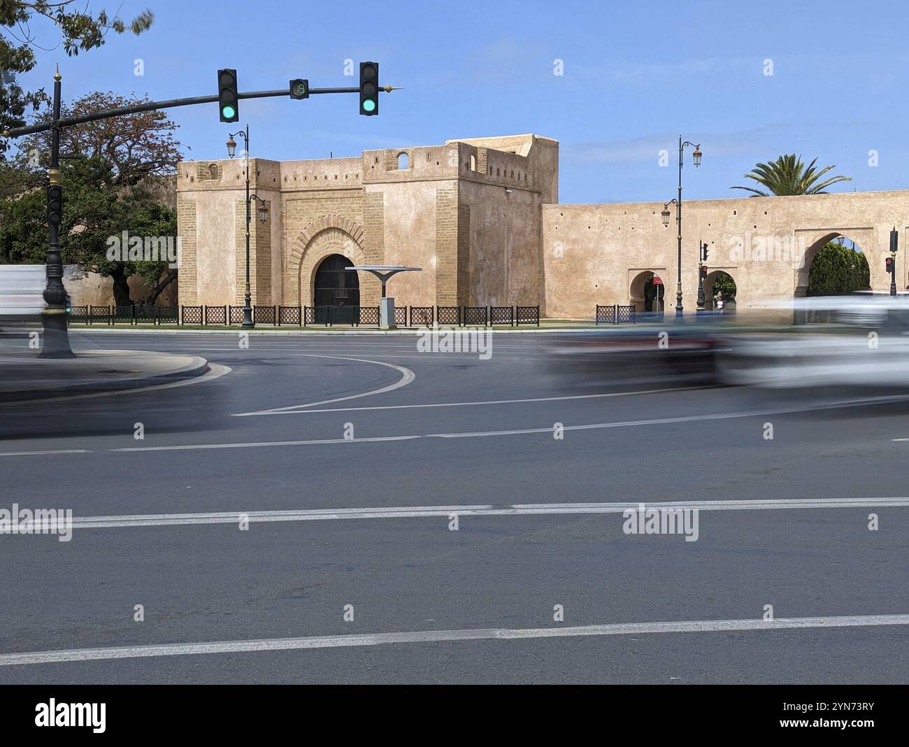 Bab Zaer at the ancient city wall of Rabat, Morocco, Africa Stock Photo ...