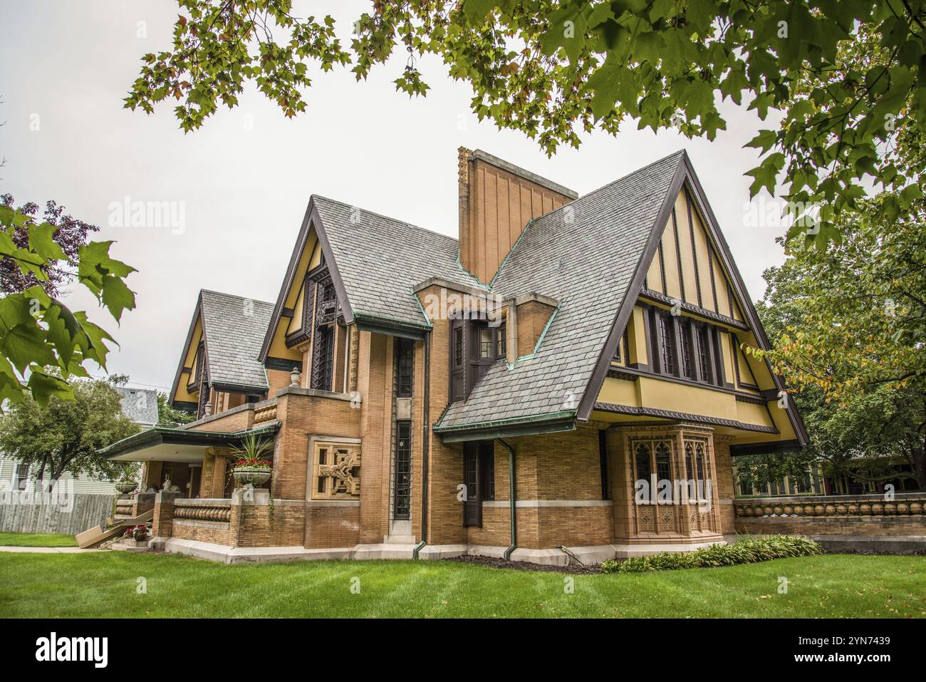 CHICAGO, USA, AUGUST 26, 2016, Nathan G. Moore house of famous ...