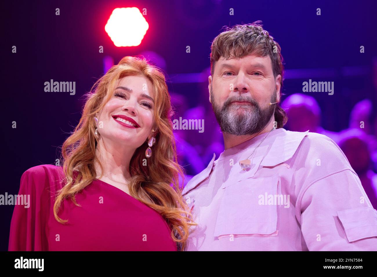 24 November 2024, North Rhine-Westphalia, Kšln: Rea Garvey and Palina ...