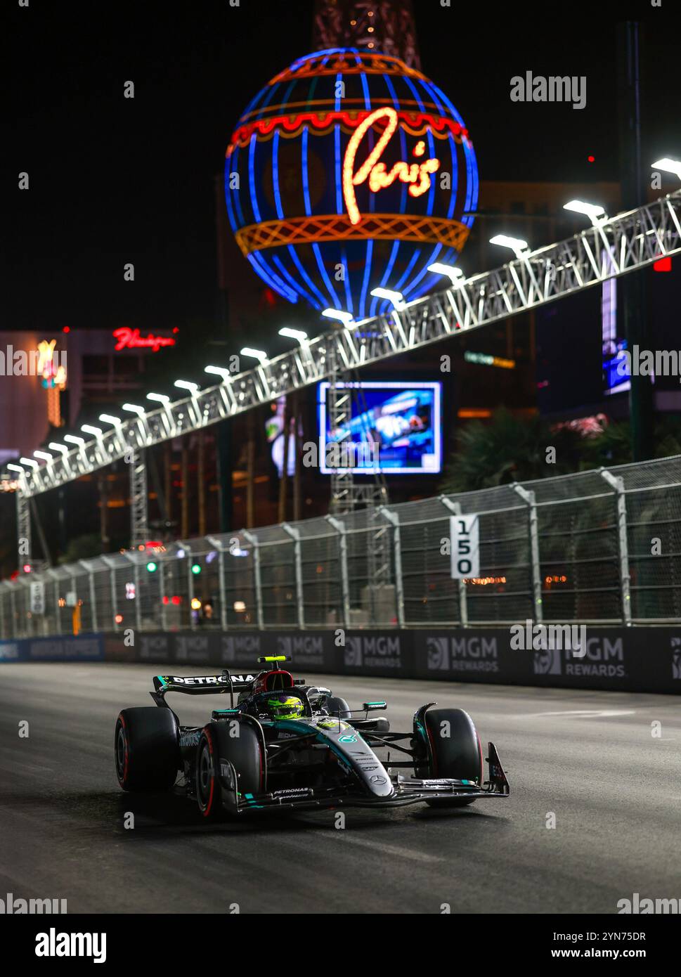 Las Vegas, USA. 22nd Nov, 2024. #44 Lewis Hamilton (GBR, Mercedes-AMG ...
