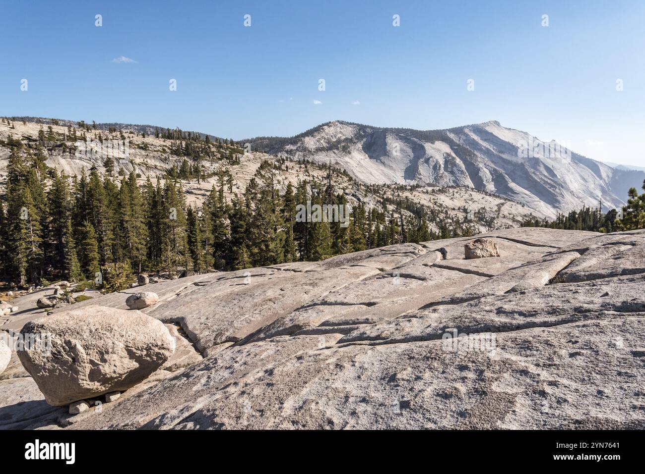 Scenic view on the Yosemite National Park from Olmsted Point, USA ...