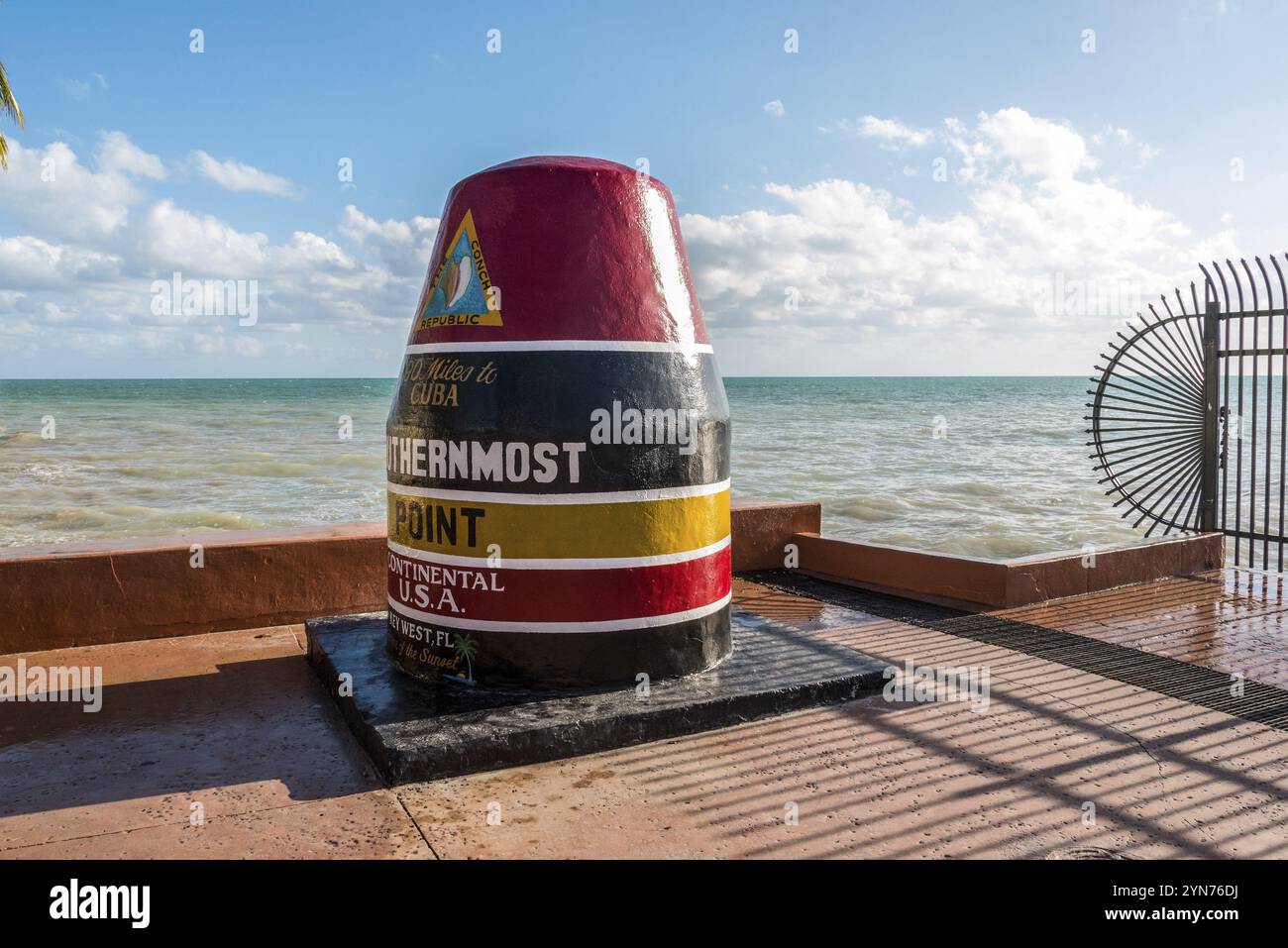 Famous Southernmost Point of the USA in Key West Stock Photo - Alamy