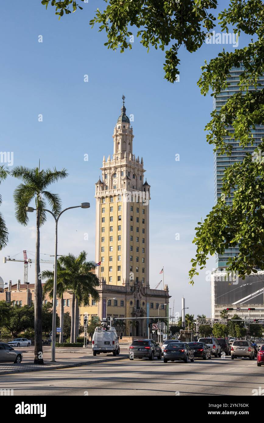 Historic Freedom Tower in downtown Miami, Florida, USA, North America ...