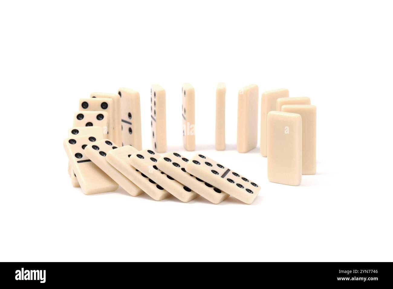White dominos hi-res stock photography and images - Alamy