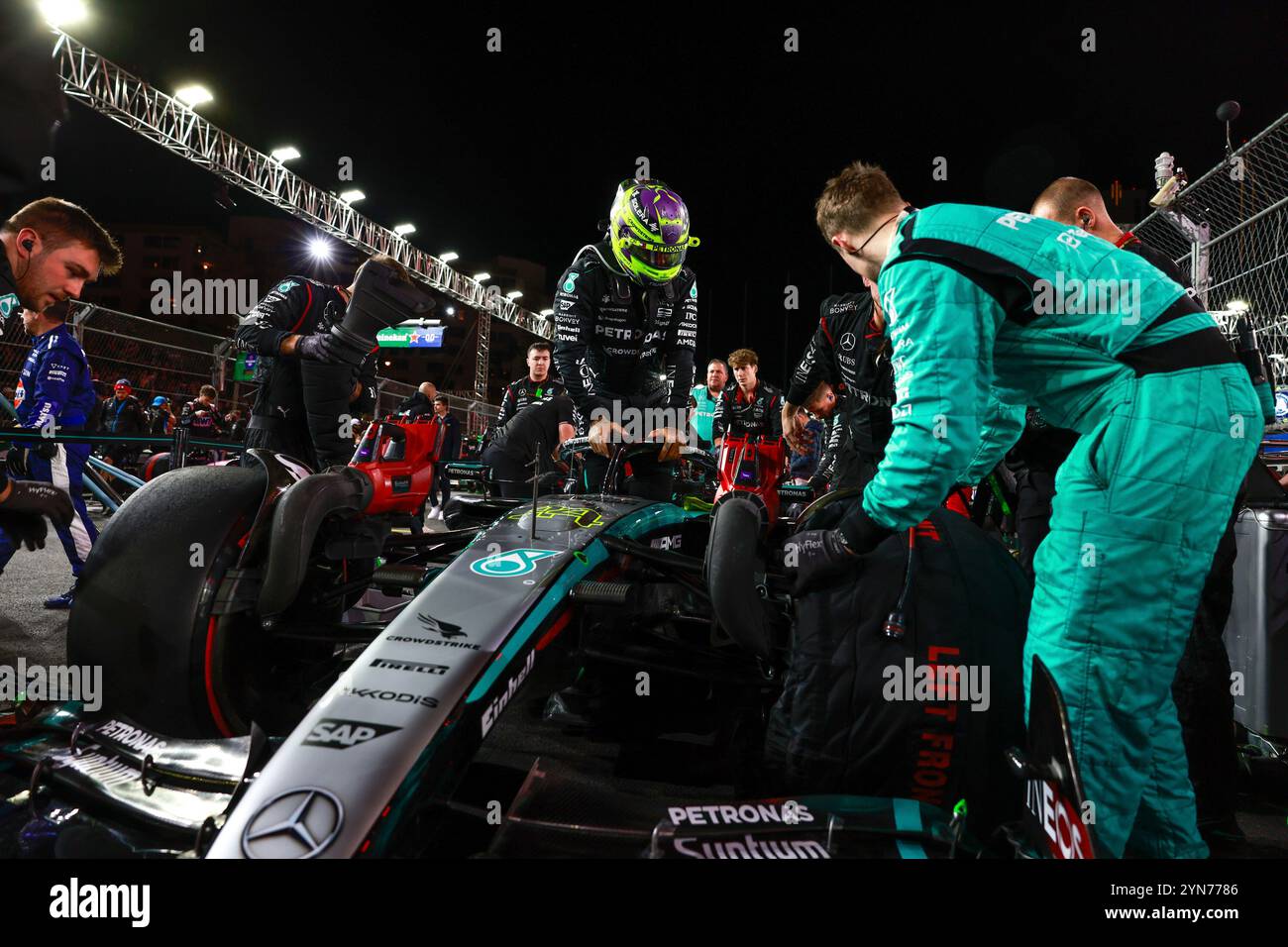 Las Vegas, USA. 24th Nov, 2024. #44 Lewis Hamilton (GBR, Mercedes-AMG ...