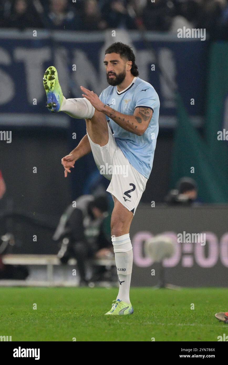Lazio's Samuel Gigot during the Italian Football Championship League A ...