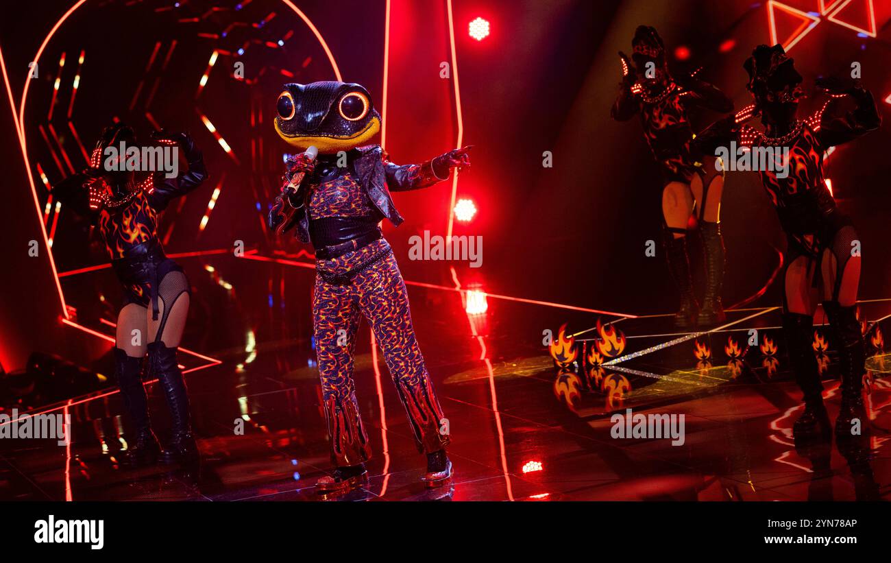 Cologne, Germany. 24th Nov, 2024. The character "The Fire Salamander ...