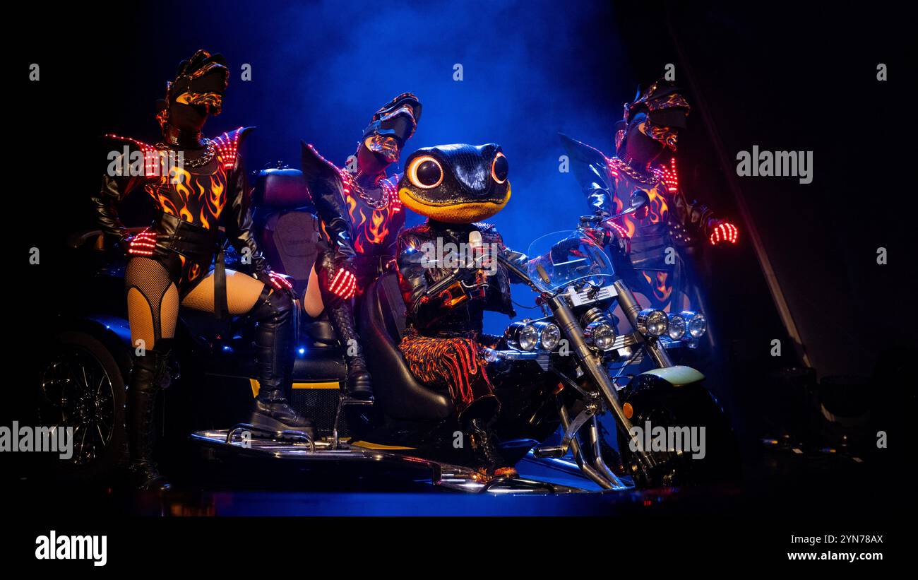 Cologne, Germany. 24th Nov, 2024. The character "The Fire Salamander ...